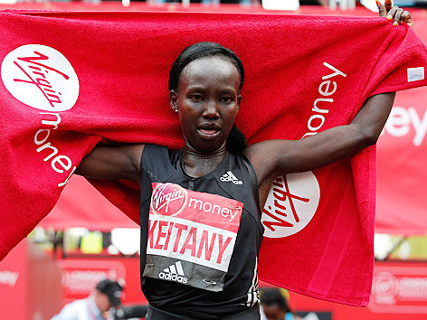 Kenianerin Keitany läuft in London zweitschnellste Zeit - sport.ORF.at