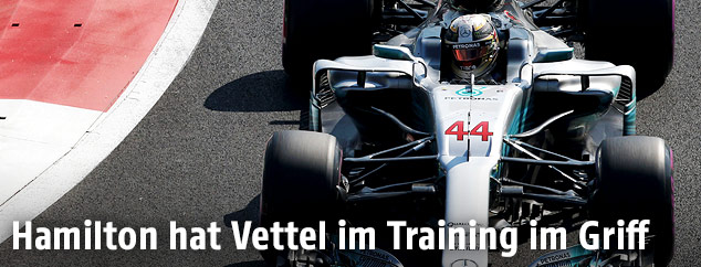 Hamilton hat Vettel im Training im Griff - sport.ORF.at
