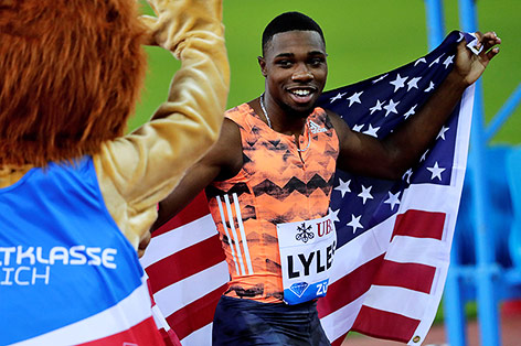 Sprinter Lyles über 200 m in Zürich überragend - sport.ORF.at